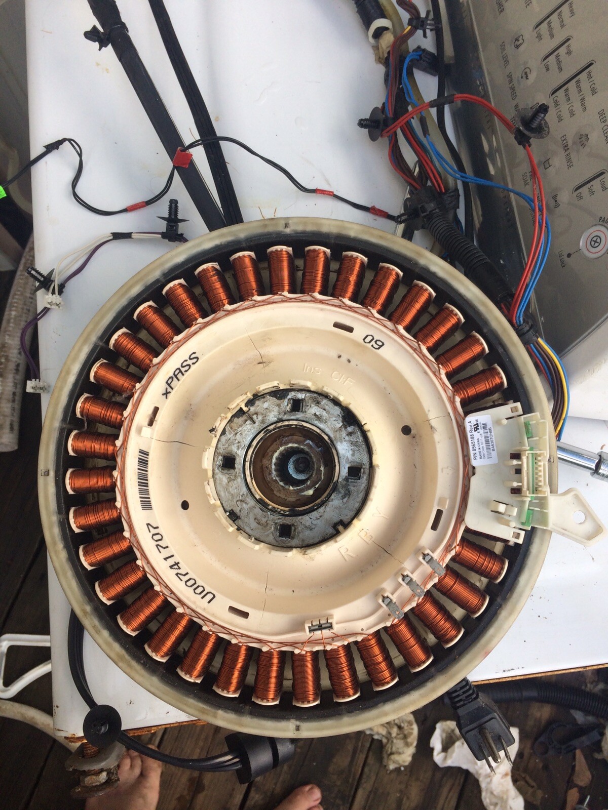 Whirlpool Cabrio Motor With Speed Sensor | eBay