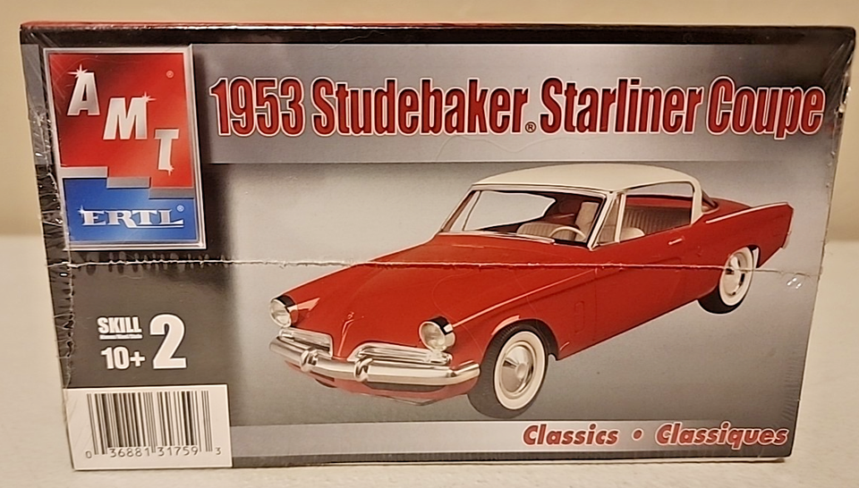 AMT 1953 Studebaker Starliner Coupe Kit # 31759 Factory Sealed 1:25 | eBay