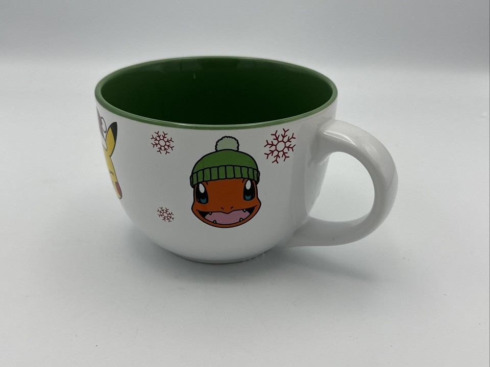 Pokémon 2023 Holiday Mug Bowl 24 oz – Pikachu, Squirtle & Charmander | eBay