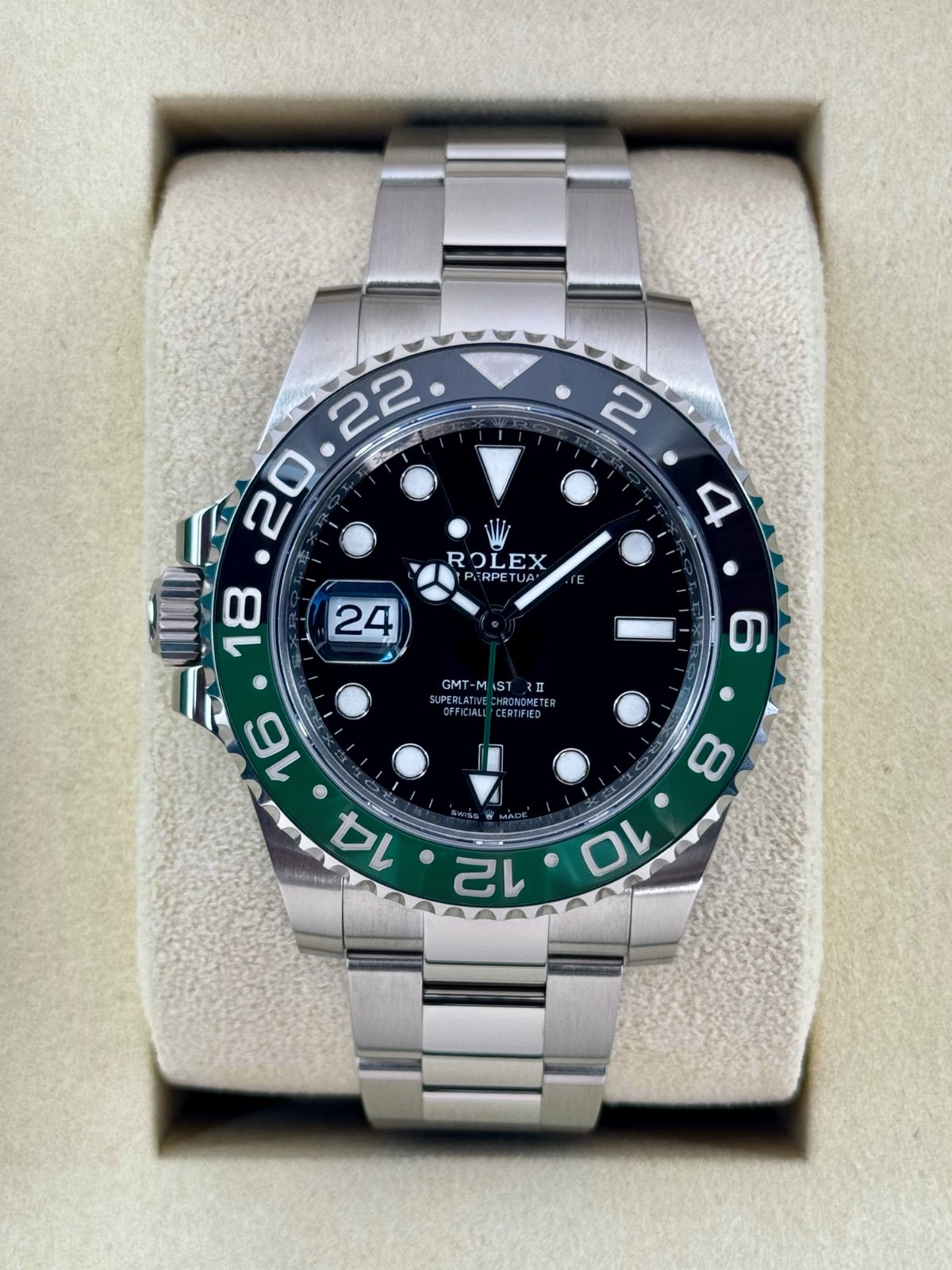 2025 Rolex GMT-Master II “Sprite” 40mm 126720VTNR Oys… - Gem