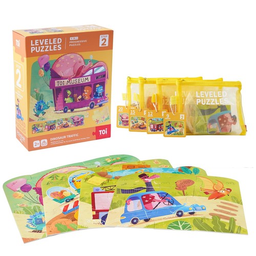 Leveled Puzzles for Kids Aged 2.5 and Up, Toddler Puzzle Preschool ...