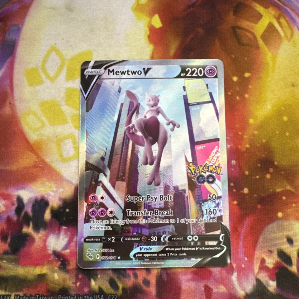 Mewtwo V 072/078 Alt Art Pokemon Go & Mewtwo V Japanese | eBay
