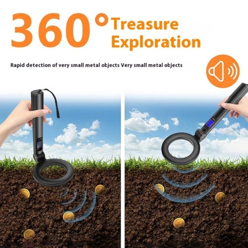 Industrial Metal Detector Foldable Handle Digital Lightweight ABS ...