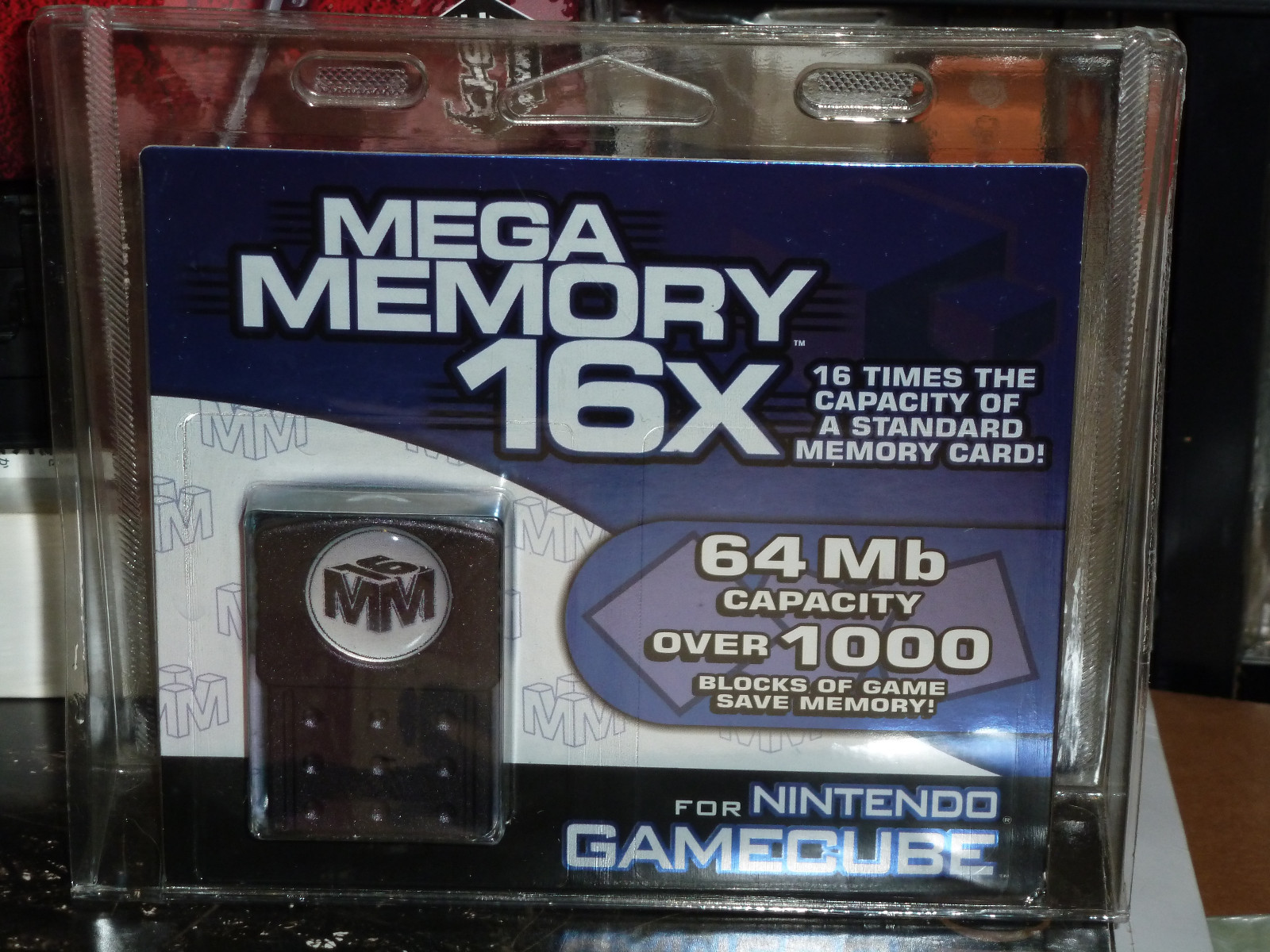 Mega Memory 16X (64Mb) Gamecube Memory Card by Datel Made in England ...