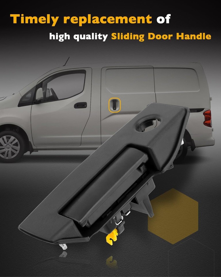 Exterior Sliding Door Handle Rear Left Side For 2013-21 Nissan NV200 ...