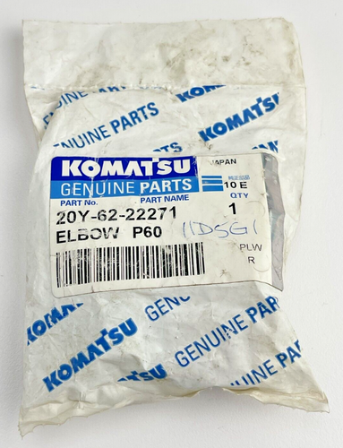 Genuine OEM KOMATSU 20Y-62-22271 Elbow P60 *NEW* | eBay