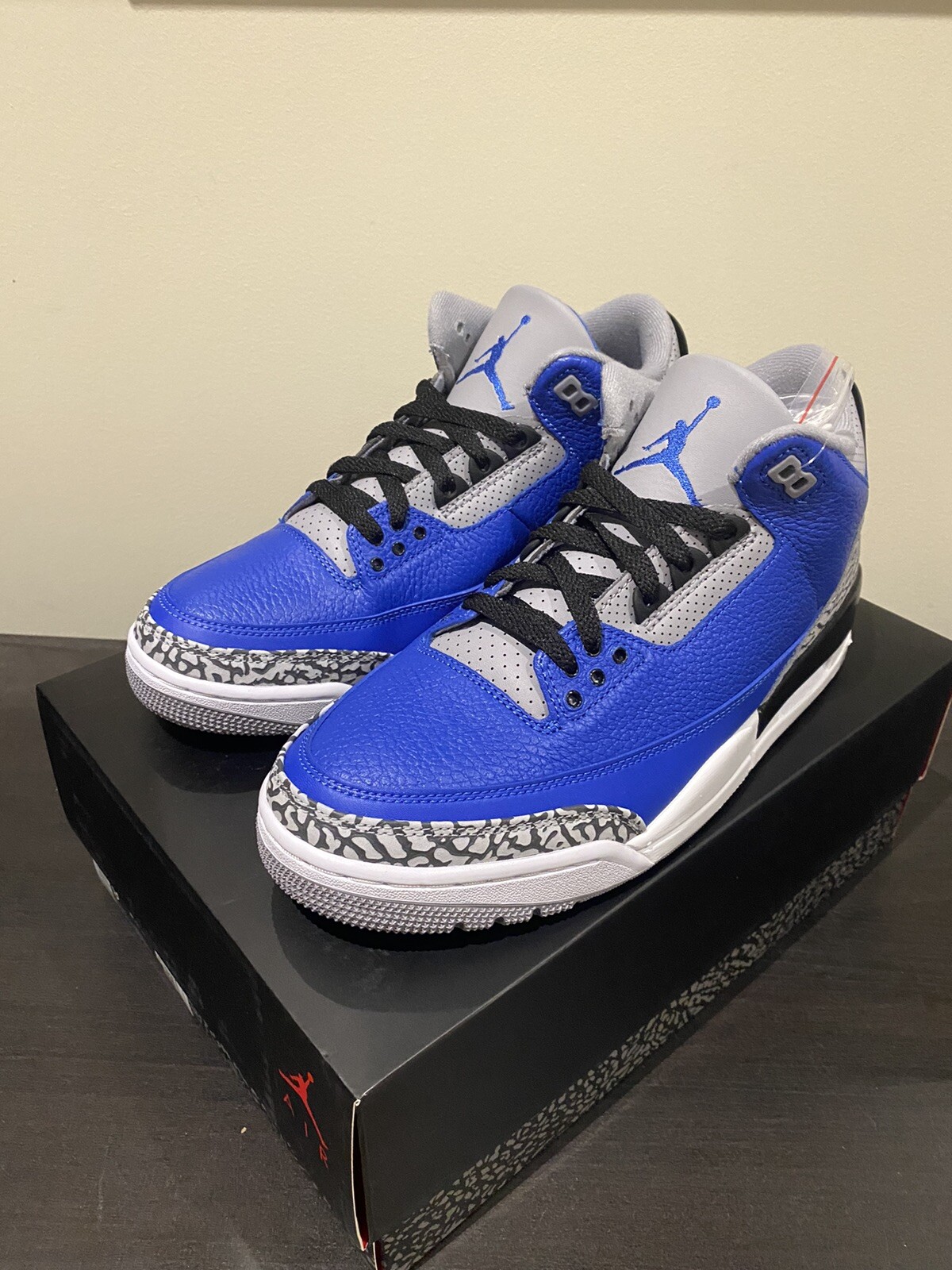 Blue Cement 3s In Box