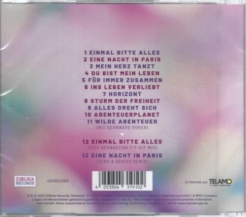 Diana Burger - Einmal Bitte Alles - CD - Neu / OVP | eBay.de