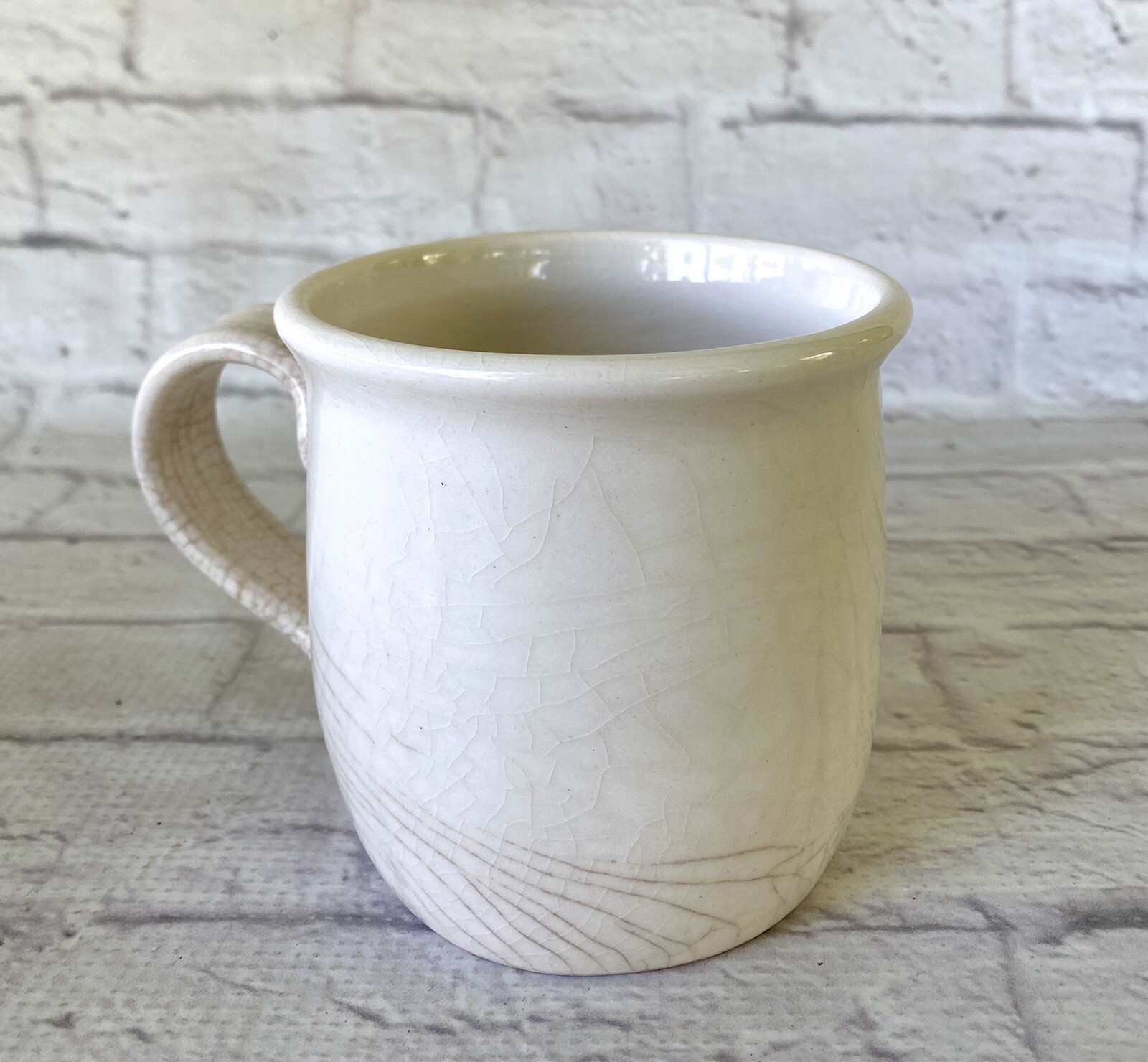 Crooked House Coffee Mug Crescent Moon Stoneware Vintage Crazing ...