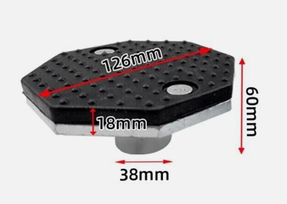 1Pc Car Lift Rubber Tray Heightening Feet Plus High Leg Pads Shaft ...