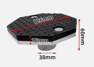1Pc Car Lift Rubber Tray Heightening Feet Plus High Leg Pads Shaft ...
