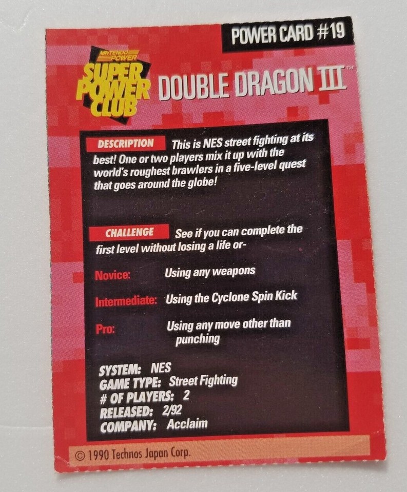 Nintendo Power - Super Power Club Cards - You Pick *UPDATED Feb 2026 ...
