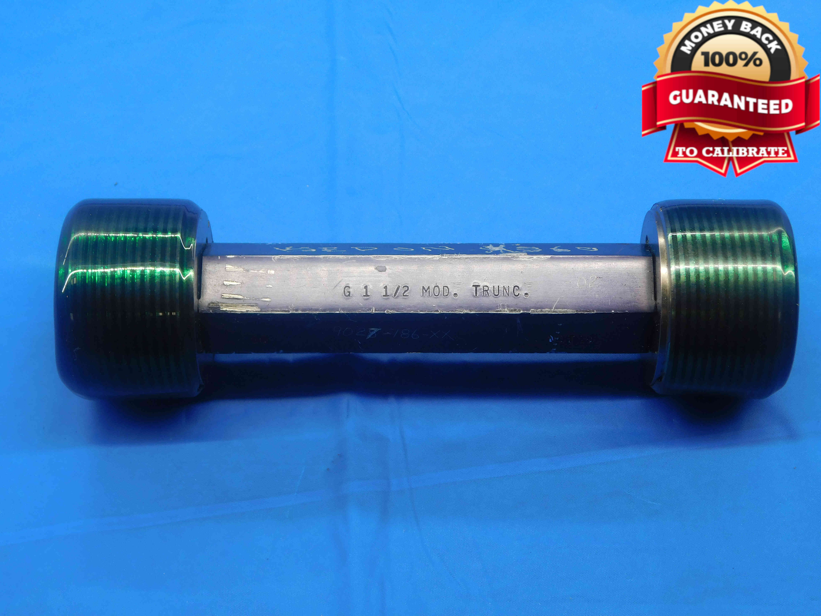 1 1/2 11 BSPP PIPE THREAD PLUG GAGE 1.5 GO NOGO PDS= 46.324 & 46.504 ...