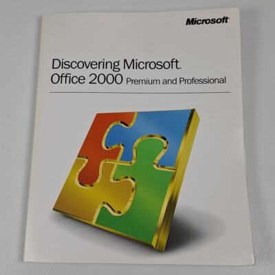 Discovering Microsoft Office 2000 Premium and Professional Manual | eBay