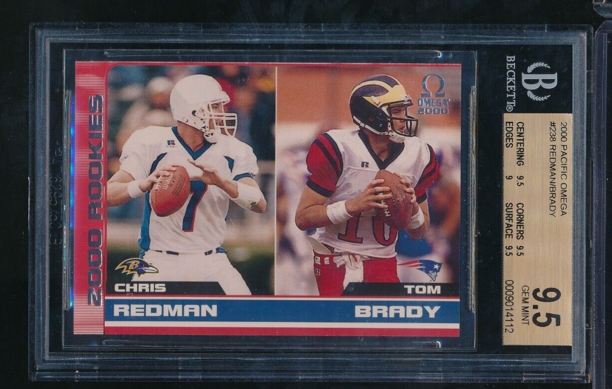 2000 Pacific Omega - Rookies #238 Tom Brady, Chris Redman /500 (RC) for ...