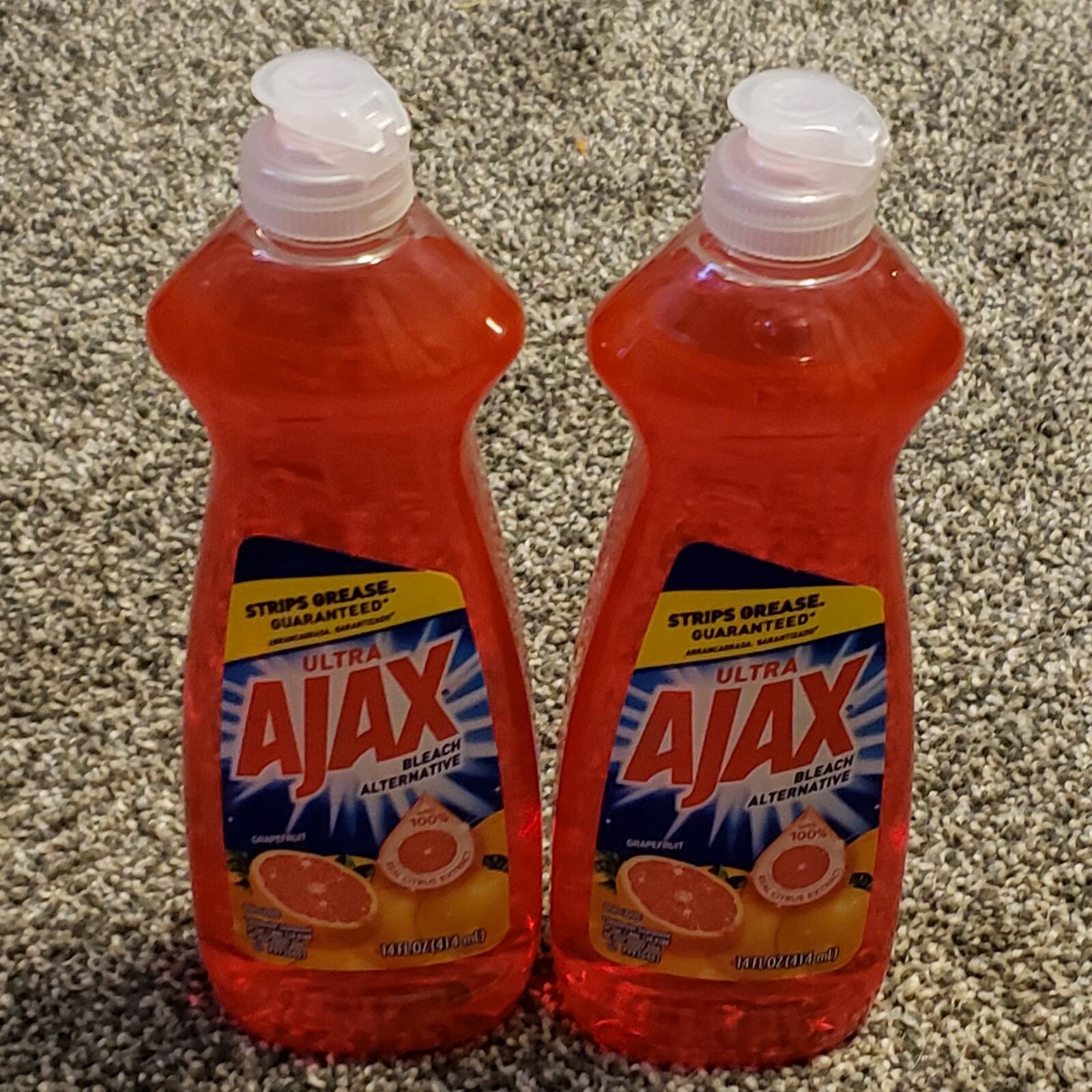 Ultra Ajax Ruby Red Grapefruit Dish Washing Soap Dishsoap 14 FL OZ SET ...