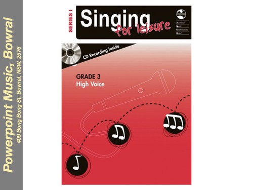 AMEB Singing for Leisure High Voice Series 1 Third Grade Book - Gr 3 ...