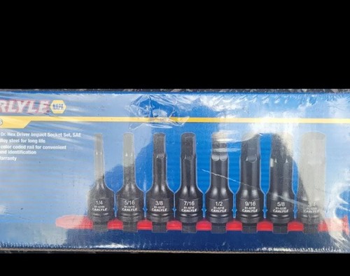 NAPA 61-0316 Professional 8pc Impact Socket Set 1/2” Drive Hex Driver ...