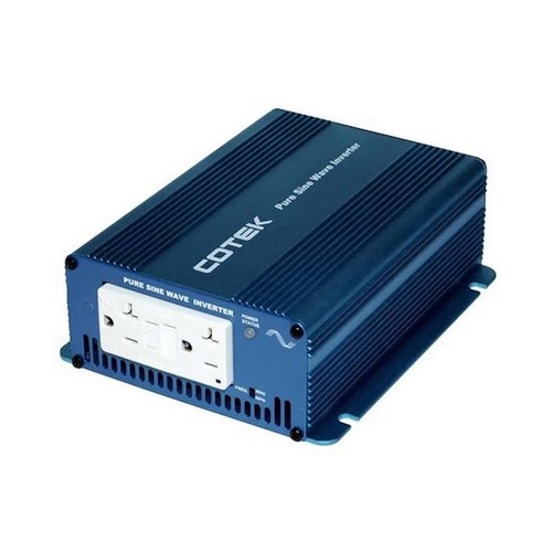 Cotek SK200-112 200W 12V Pure Sine Inverter Dual GFCI Outlets And ...