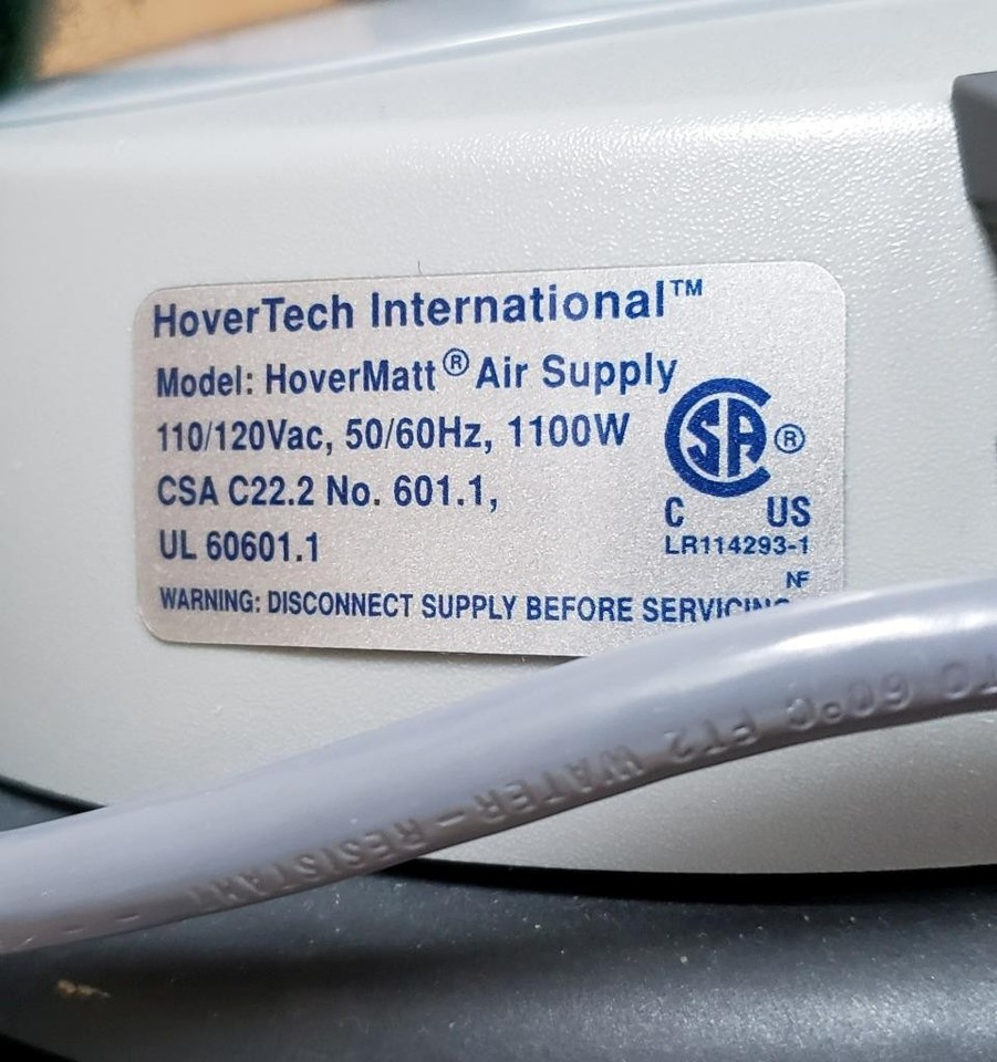 NILFISK HOVERMATT TRANSFER MATTRESS & HOVERMATT AIR SUPPLY PUMP ! | eBay