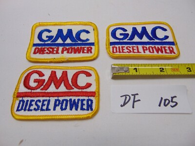 3" VINTAGE 1970S GMC TRUCK GMC DIESEL POWER ADVERTISING TRUCK PATCH LOT ...