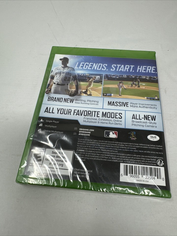 MLB RBI 20 Baseball - Microsoft Xbox One New & Sealed Game 2020 ...