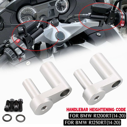 For 2014-20 BMW R1200RT R1250RT Handlebar Riser Kit Grip Move Mount ...