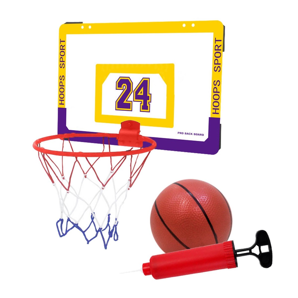 Retractable Wall Mounted Basketball Hoops Adjustable Basketball