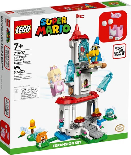 LEGO® Super Mario™ Cat Peach Suit and Frozen Tower Expansion Set ...