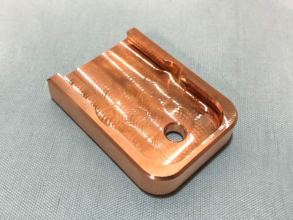 Magazine Base Plate For Glock - Made Of Copper - Rose Gold Color | eBay