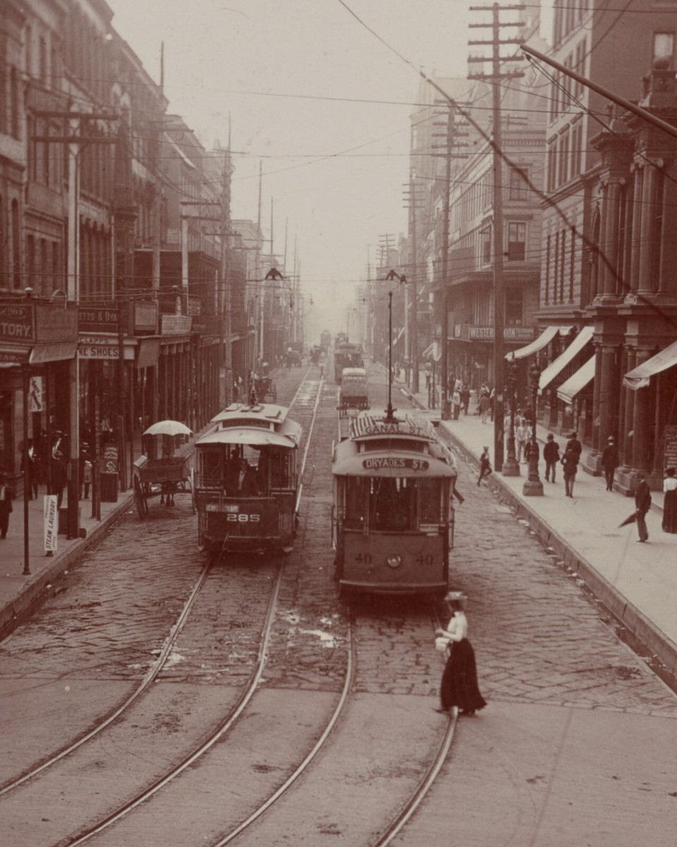 1901 Street View Of Elm & Spring Sts. Soho New York, NY 1901