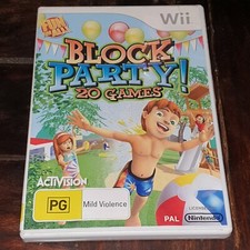 Wii Nintendo Preowned Block Party 20 Games Activision Complete Kids ...