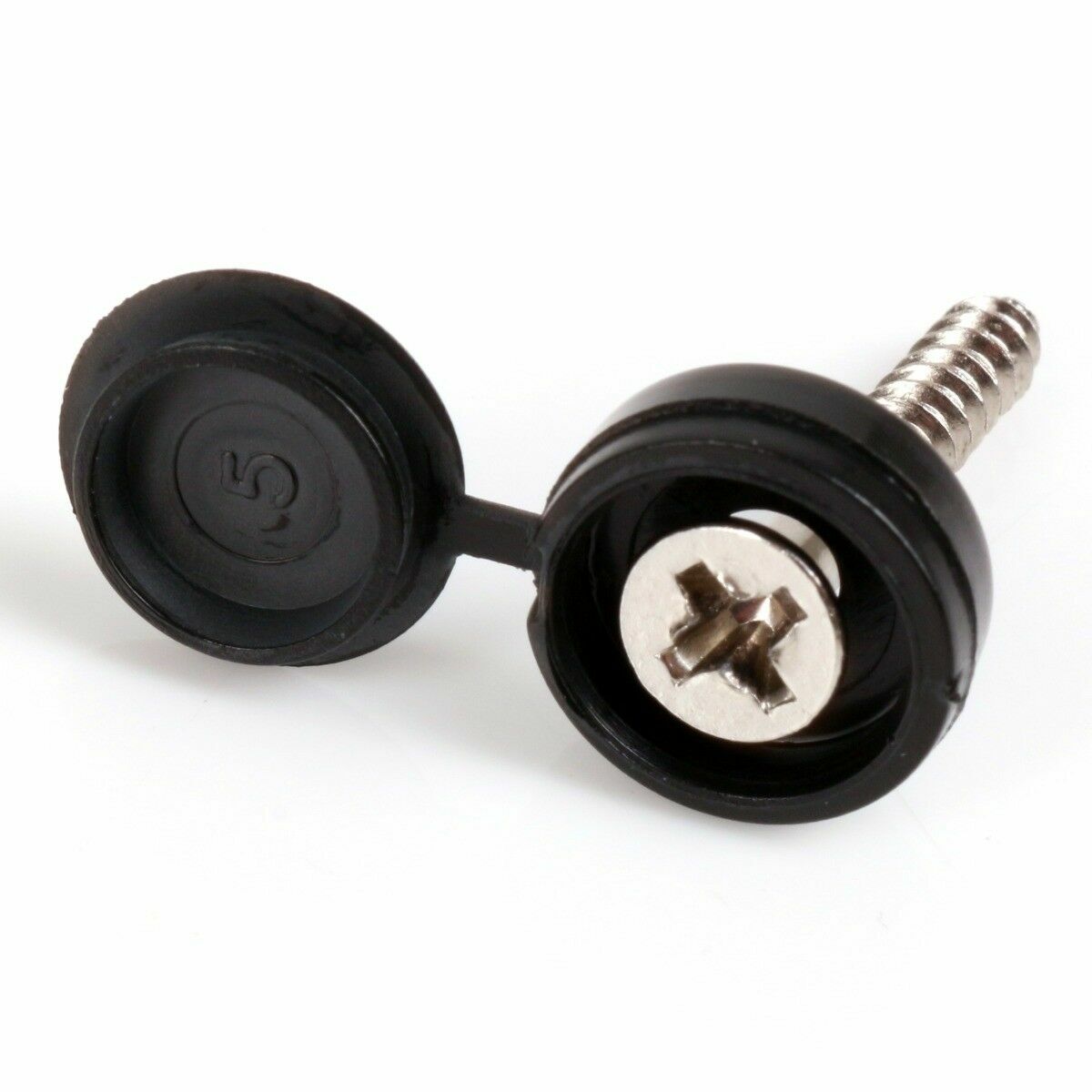 50 x Plastic Screw Cup and Covers Caps to Fit No.6/ No.8 Screws - White ...