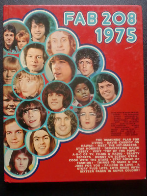 The FAB 208 Annual 1975 Osmonds David Cassidy Essex Slade Marc Bolan ...
