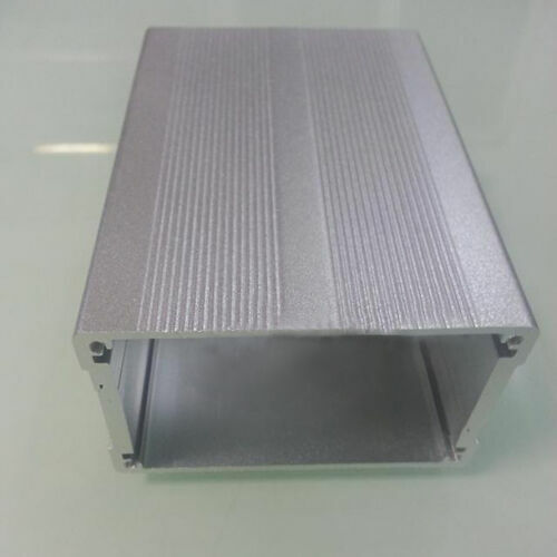 Aluminum enclosure splitted desktop project box case silver DIY ...