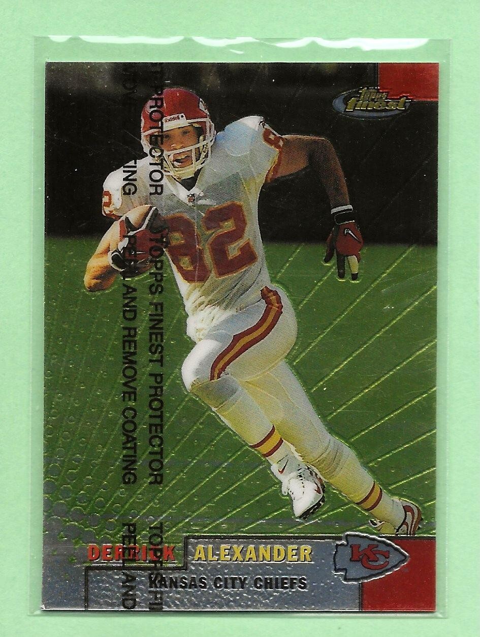 DERRICK ALEXANDER - 1999 Topps Finest - #33 - Chiefs - Comb. Shipping ...