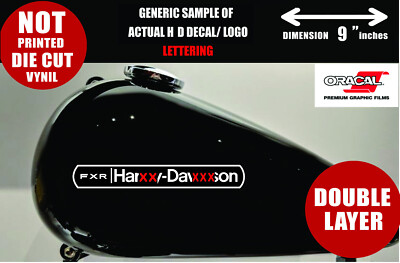 Harley FXR Vinyl Decals Vintage Style Suitable Fits Gas Tank Stickers ...