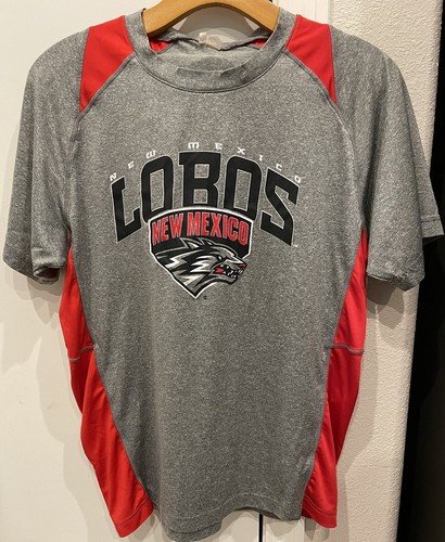 UNM Lobos Basketball New Mexico Sport Tek Shirt Mens Small | eBay