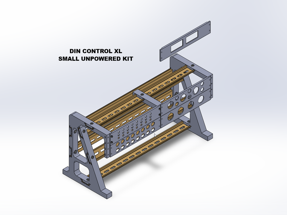 XL PLC Trainer DIN Rail Stand: Allen-Bradley/Siemens/Omron/Mitsubishi ...