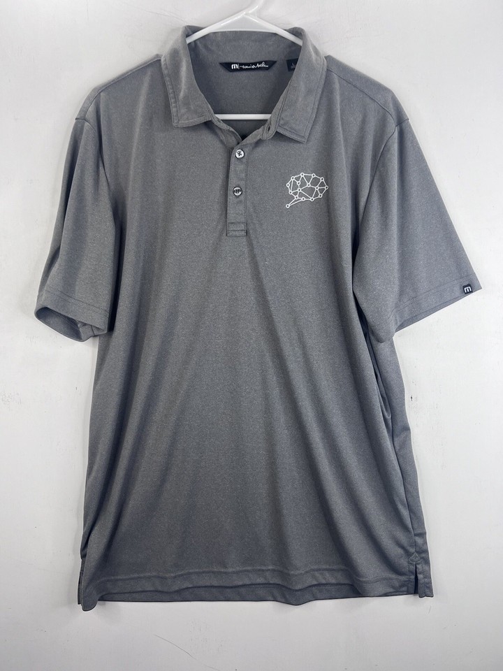 Travis Mathew Golf Polo Shirt KFC Logo Embroidered Polyester Men's Sz ...