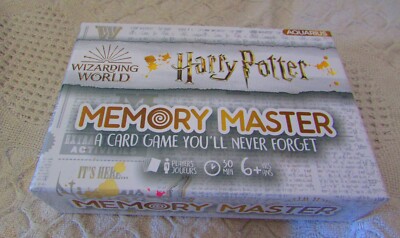 Harry Potter Memory Master A Card Game You’ll Never Forget Ages 6+ 4 ...