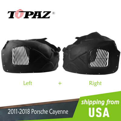 For 2011-2018 Porsche Cayenne Front Fender Liner LH & RH 95850496201 ...
