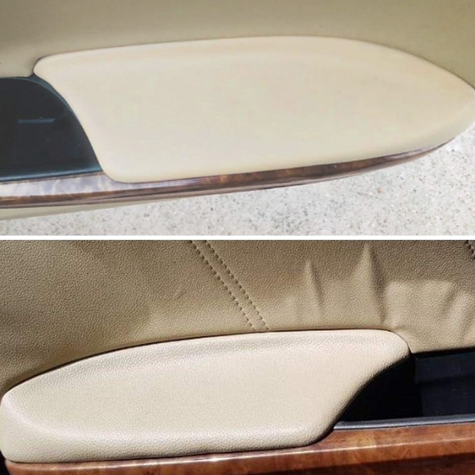 Door Armrest Hand Leather Arm Rest Cover & Base Lid For Accord Honda 08 ...