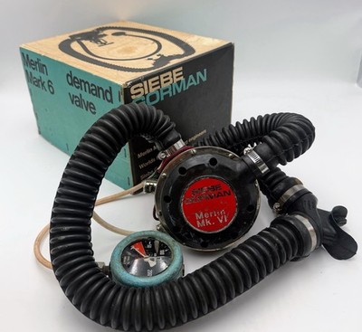 Siebe Gorman Merlin Mk6 MkVI Original Box Scuba Diving Regulator ...