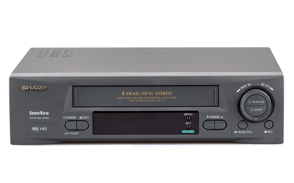 SHARP VHS VCR Video Tape Cassette Player Recorder Fully Serviced 1 YEAR WARRANTY | eBay UK