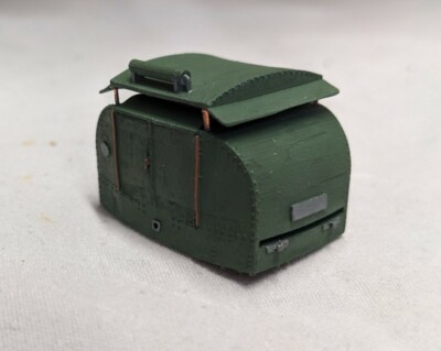 OO9 Narrow Gauge Armored Simplex "Tin Turtle" Locomotive Body For ...