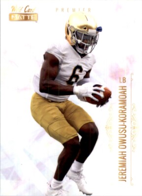 2021 Wild Card Matte RC JERMIAH OWUSU-KORAMOAH RC #MBC-35 | eBay
