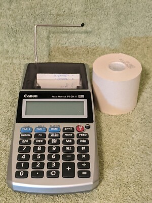 Canon Palm Printer P1-DH V 12 Digits Receipt Printing Calculator | eBay