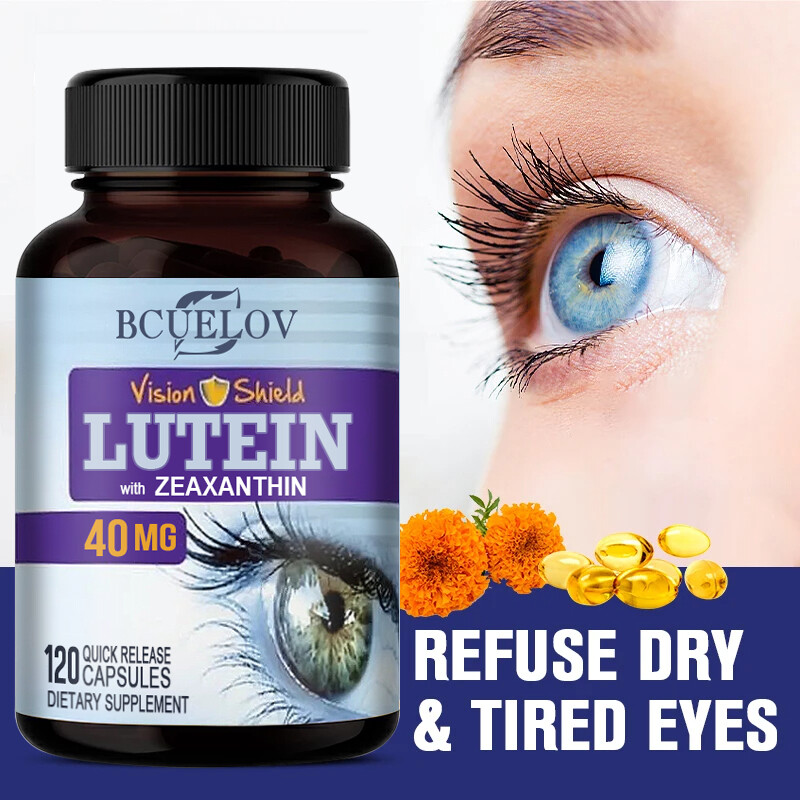 Eye Health Supplement, Lutein 40mg and Zeaxanthin 2mg, Vision Health ...