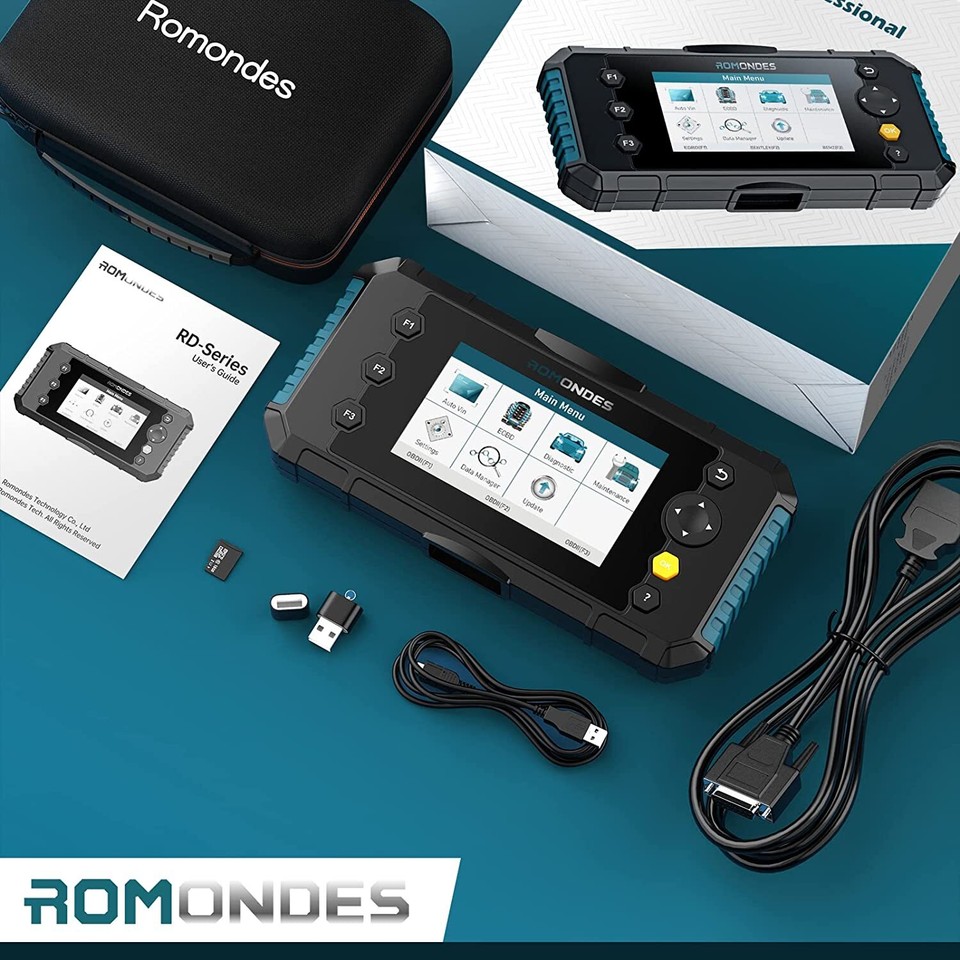 Romondes RD4000 OBD2 Scanner Automotive Code Reader Full System ...